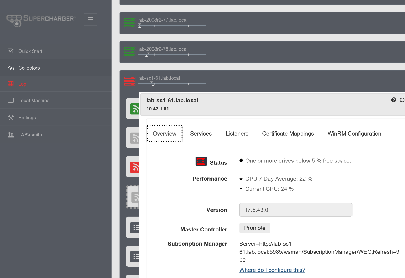 Supercharger for Windows Event Collection